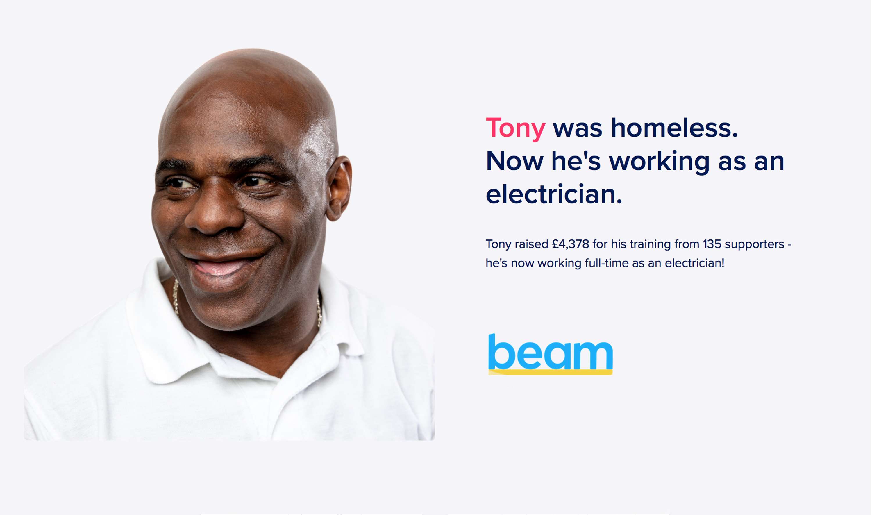 Beam Charity Homeless - The Best Picture Of Beam