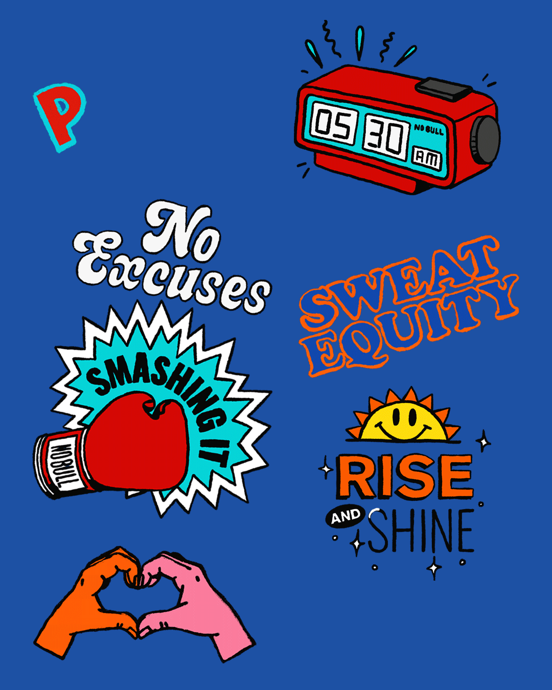Illustrated Giphy Stickers S Social Media Animations The Dots